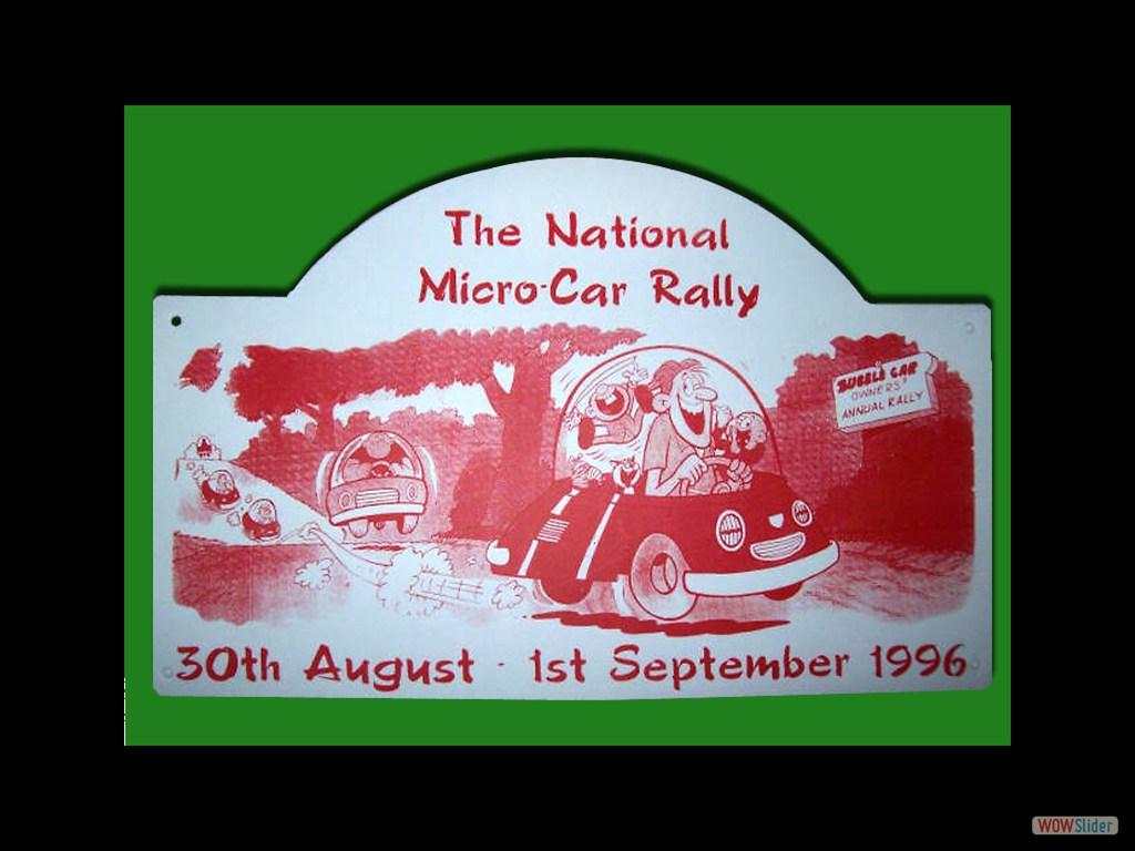 1996 National MicroCar Rally Photos